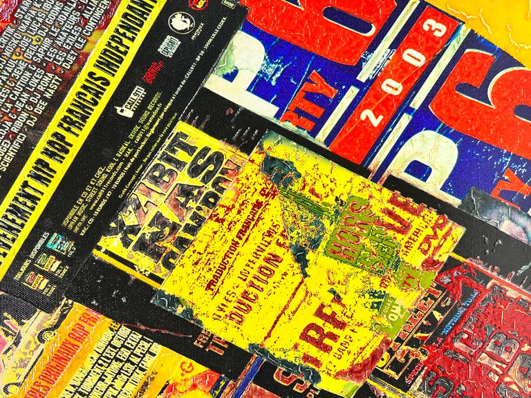 French School - Contemporary French Pop Art Collage Artwork, signed For ...