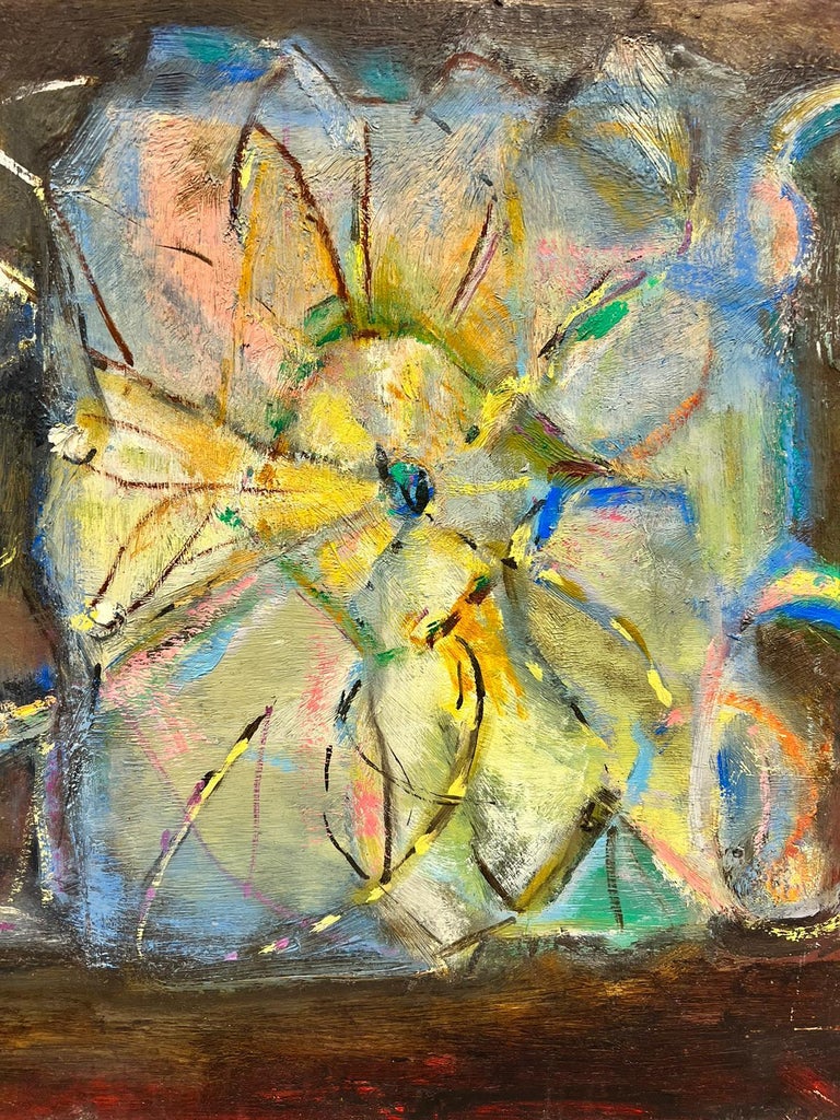 French School - Large 20th Century French Abstract Painting Amazing ...