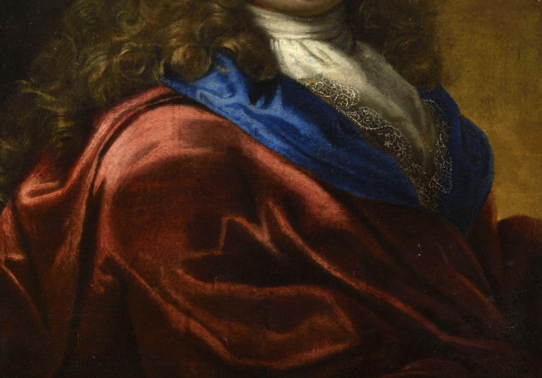 French School circa 1720 Portrait of a Man in a Red Overcoat, 18th ...
