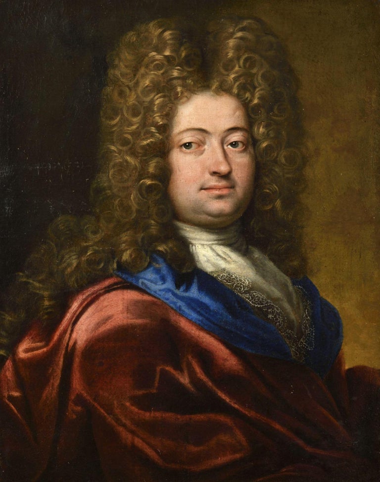 French School circa 1720 Portrait of a Man in a Red Overcoat, 18th ...