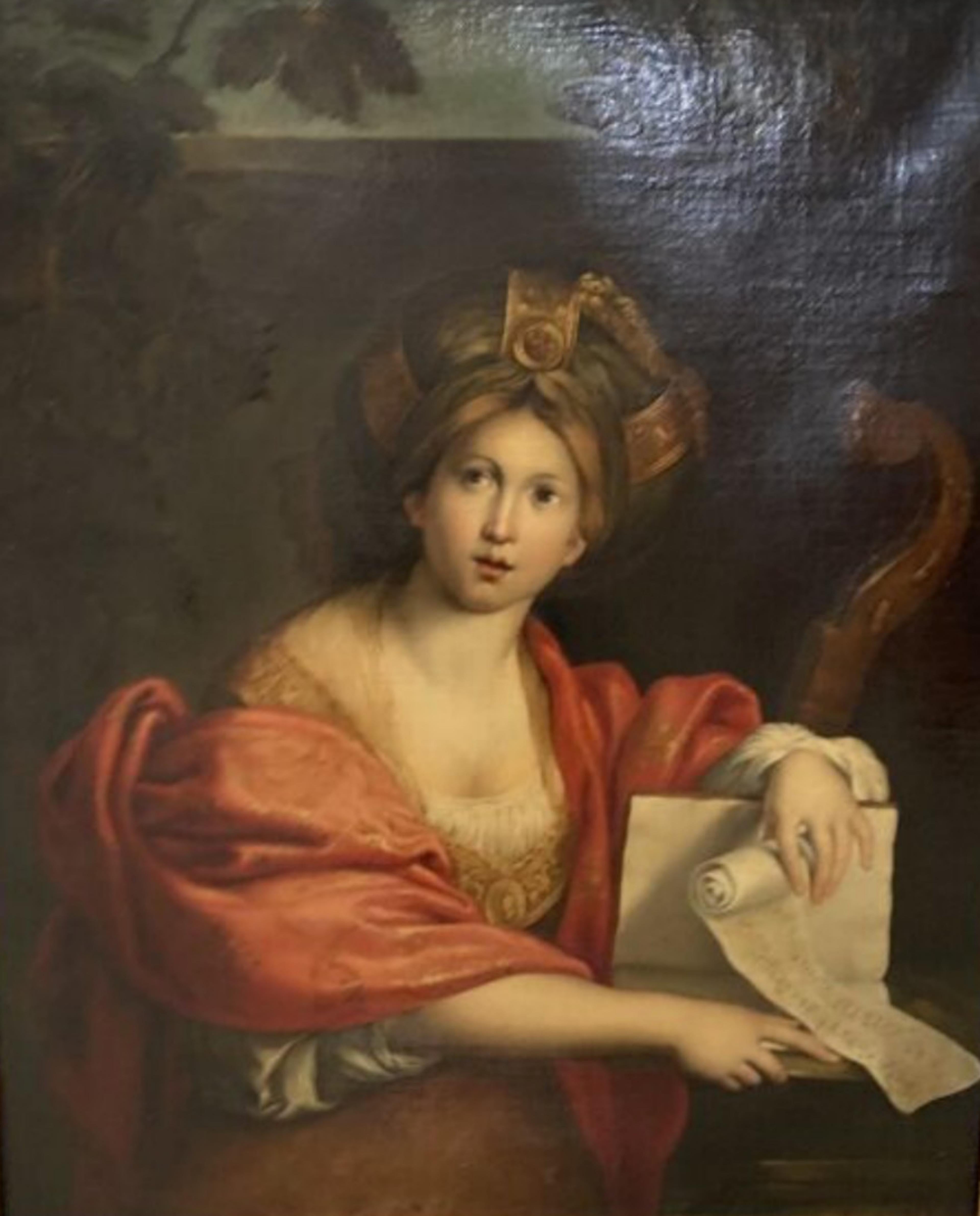 French School of the 19th Century According to the DOMINIQUIN The Sibyl of Cuma For Sale at 1stDibs