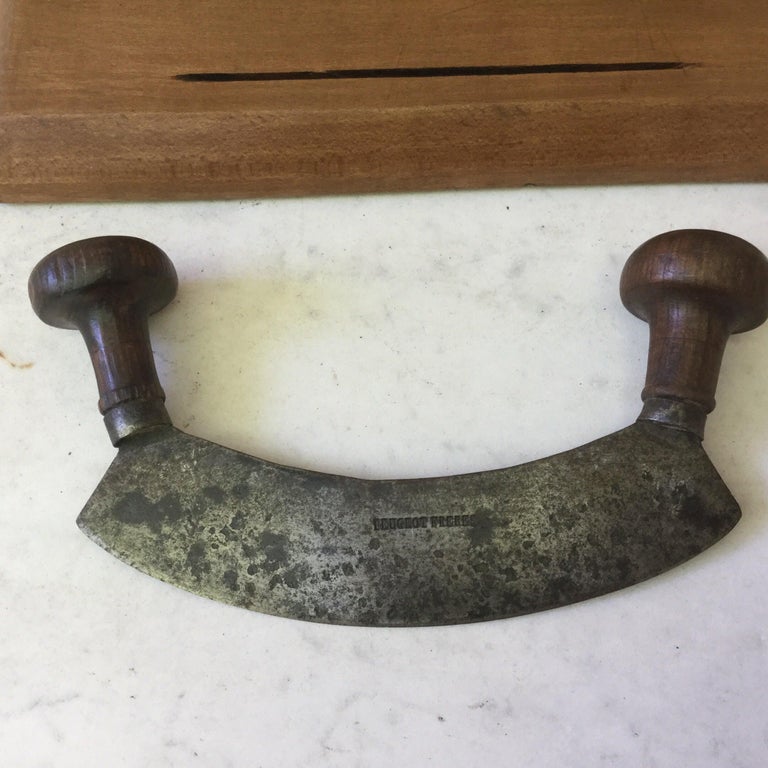 French Set of 3 Iron Choppers, circa 1900 For Sale at 1stDibs