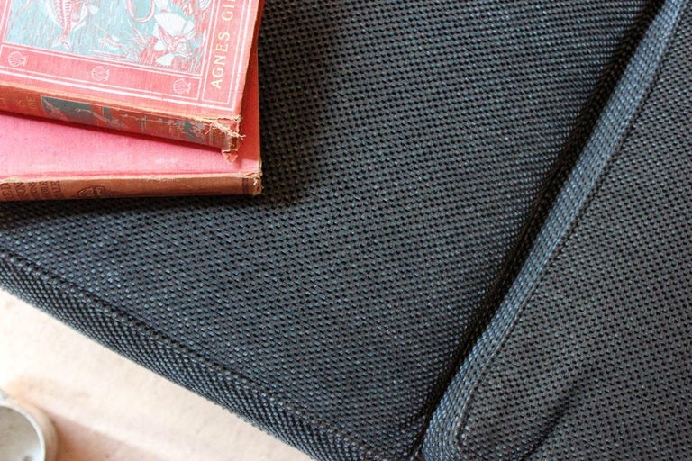 French Shell Backed and Ebonized Sofa, circa 1930 at 1stDibs