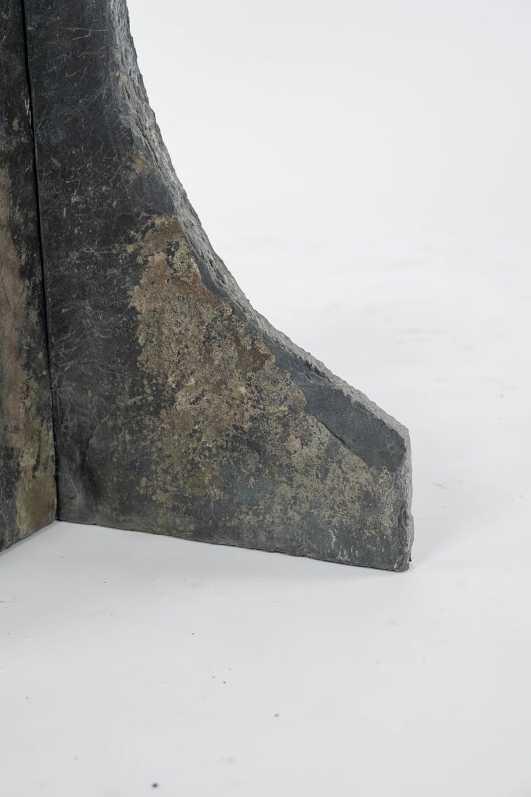 French Slate Round Table For Sale at 1stDibs