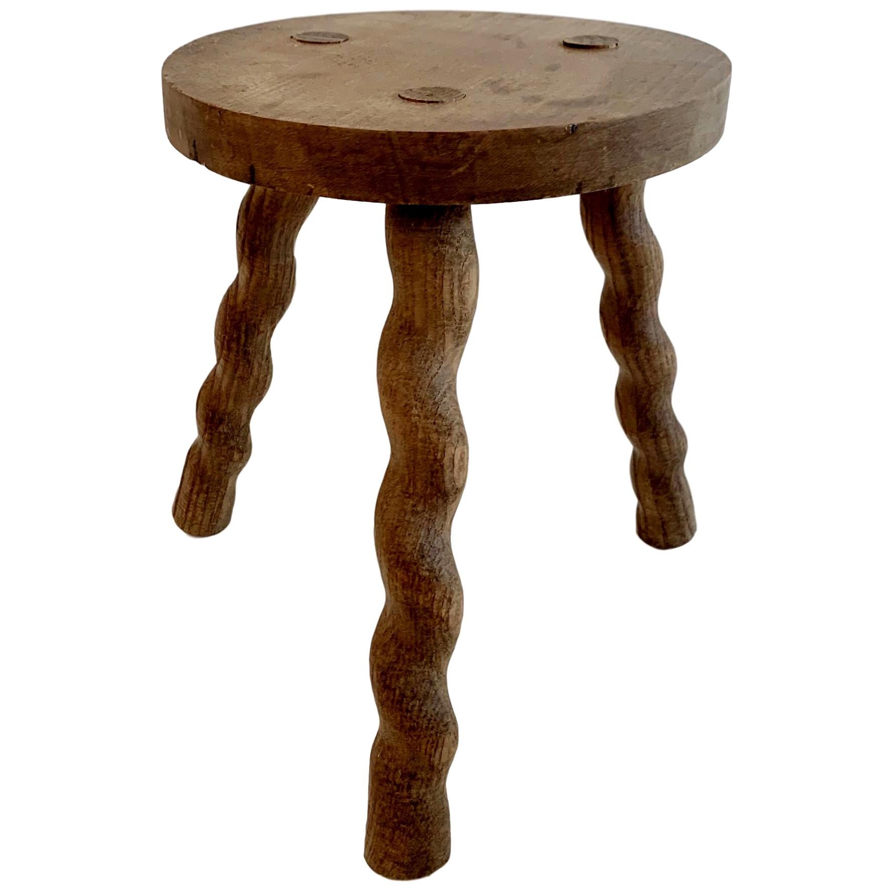 French Spiral Stool at 1stDibs