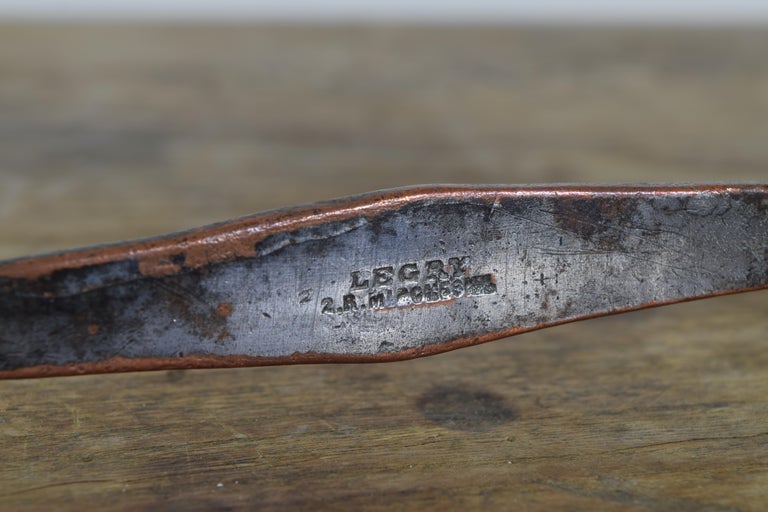 French "Spork" in Silver Plated Copper, Marked "LEGRY", 19th-20th ...