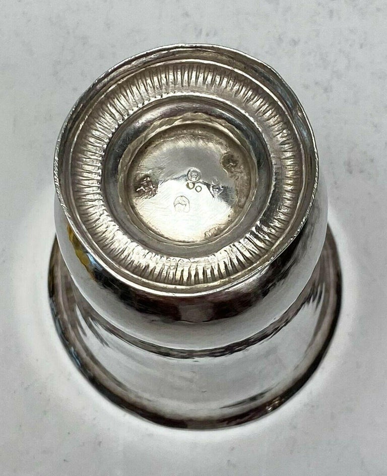 French Sterling Silver Beaker or Christening Cup Paris, c18th Century ...