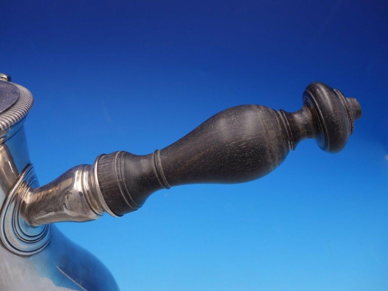 French Sterling Silver Coffee Pot with Wood Handle, Paris, circa 1781 ...