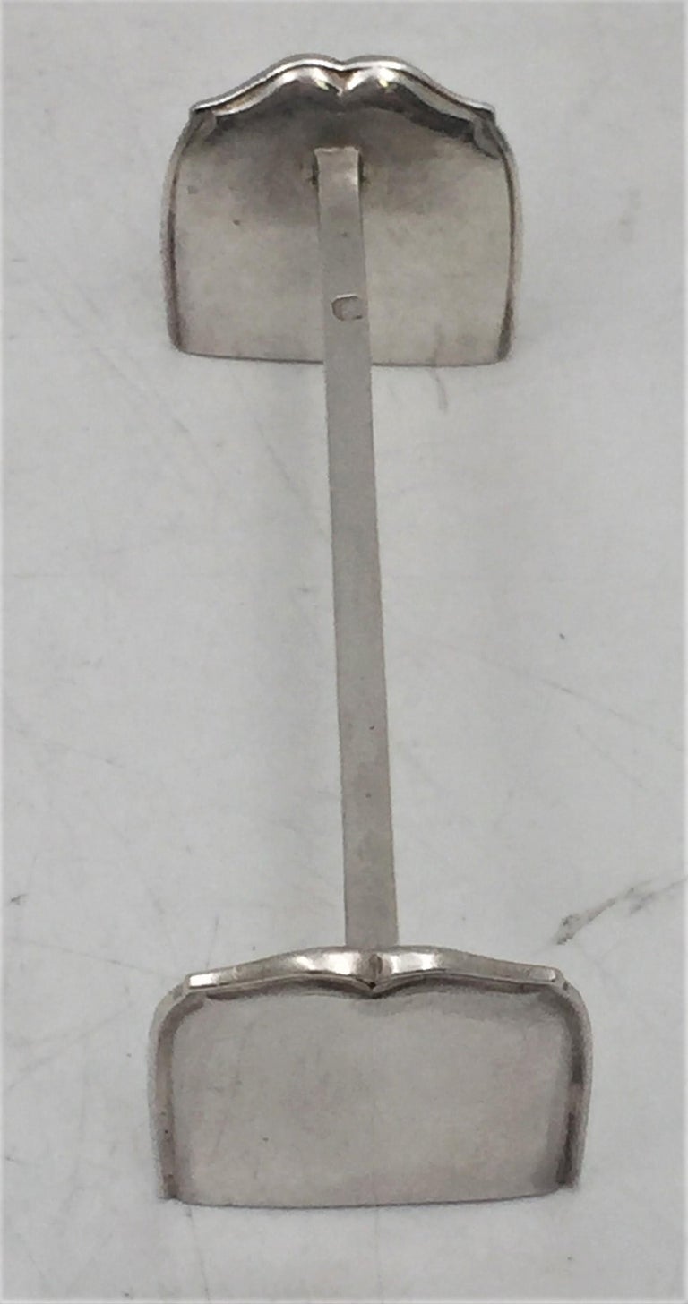 French Sterling Silver Set of 12 Knife Rests in Art Deco Style For Sale ...
