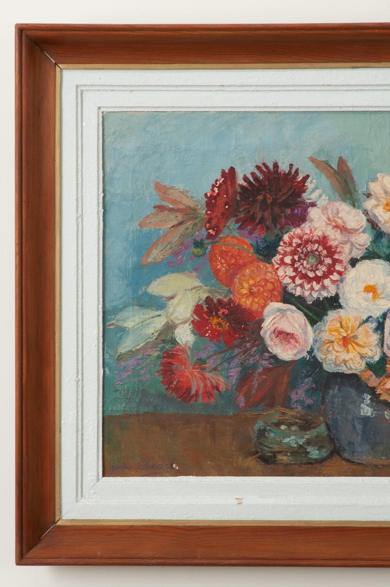 French Still Life Painting Framed For Sale at 1stDibs