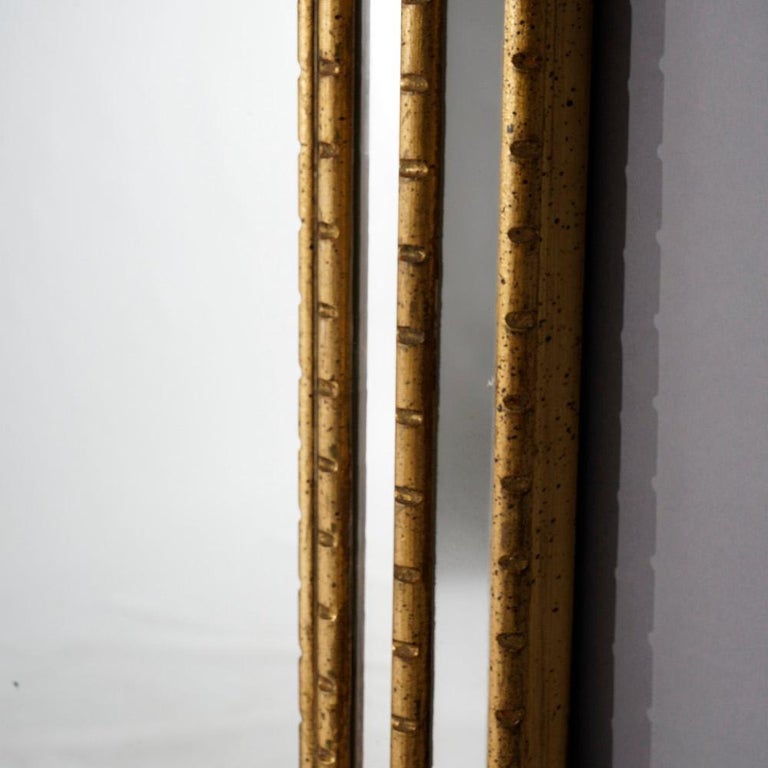 French Style Giltwood Parclose Wall Mirror, circa 1930 at 1stDibs