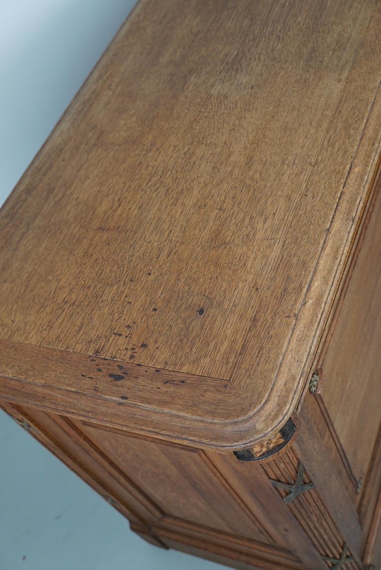 French Sun Bleached Light Oak Napoleon III Shop Counter / Desk, 19th ...