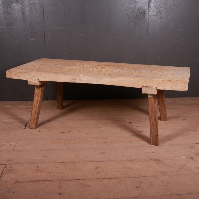 French Sycamore Coffee Table at 1stDibs