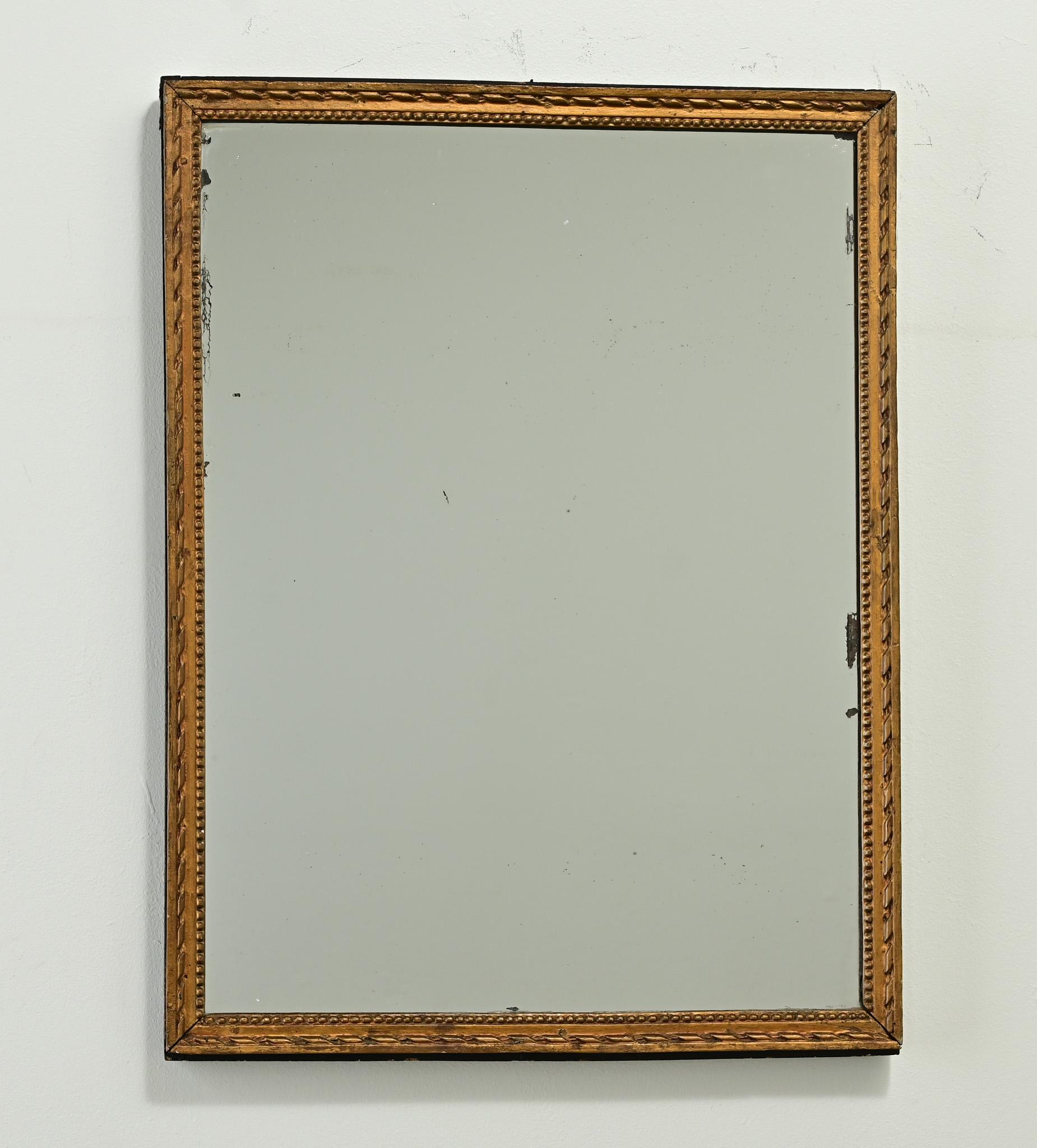 French Symmetrical Painted Mirror For Sale at 1stDibs