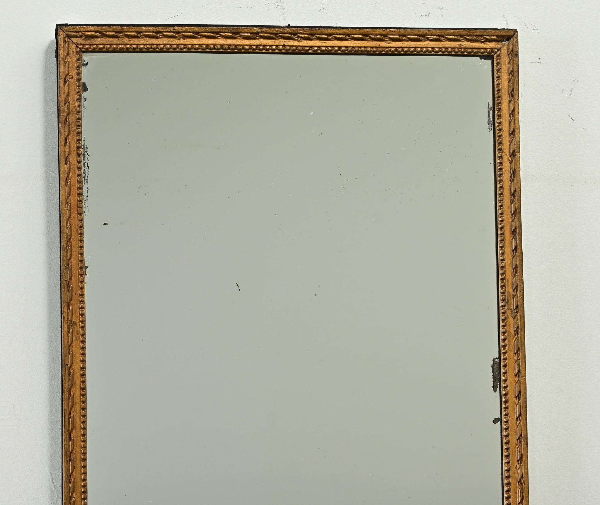 French Symmetrical Painted Mirror For Sale at 1stDibs