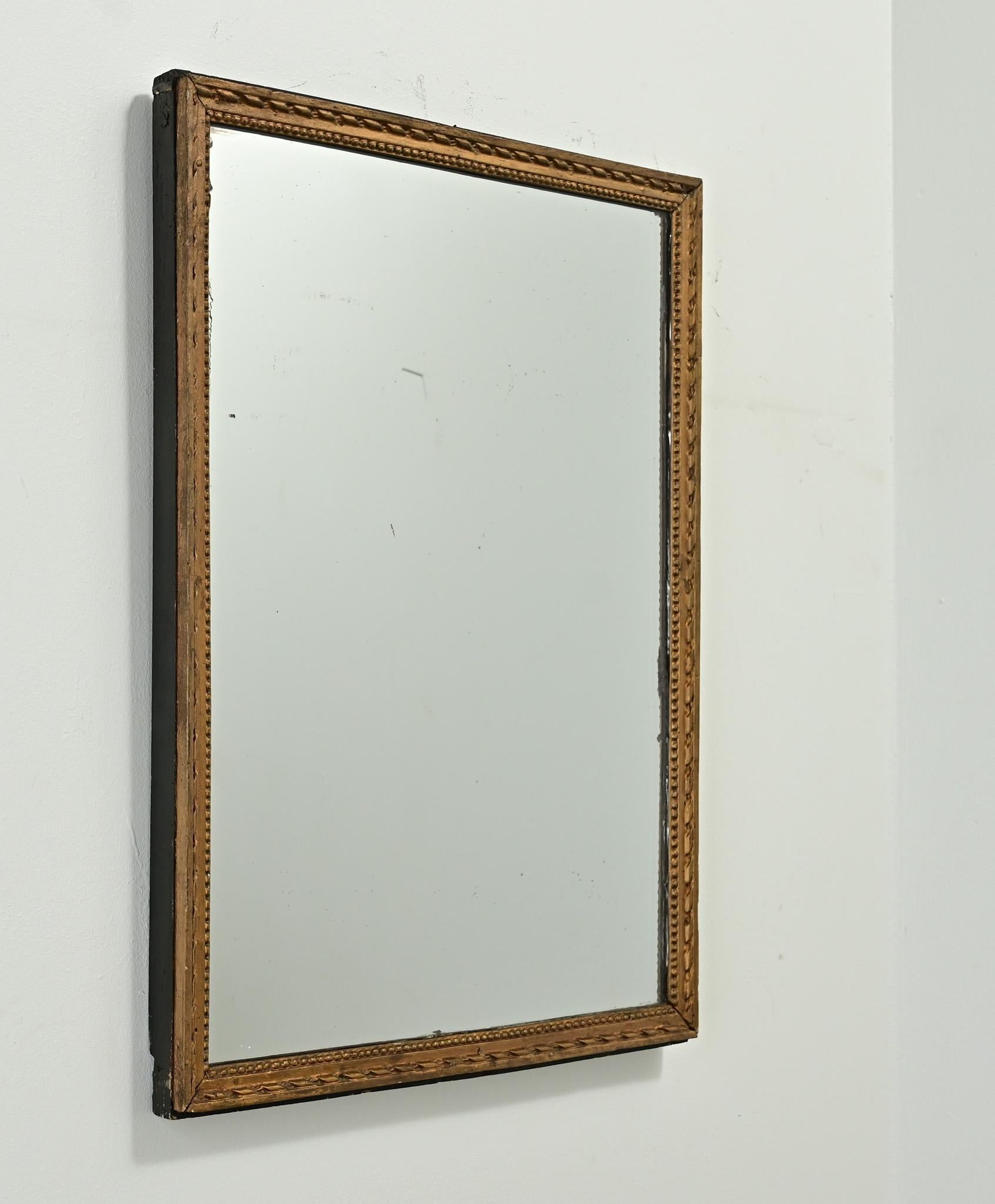 French Symmetrical Painted Mirror For Sale at 1stDibs
