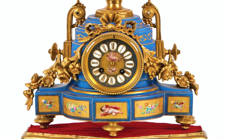 French Table Clock 19th Century Sign Lefevre-Paris For Sale at 1stDibs