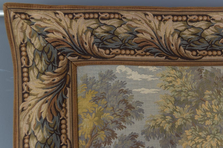 French Tapestry of Hunt Scene with Hounds and Deer at 1stDibs