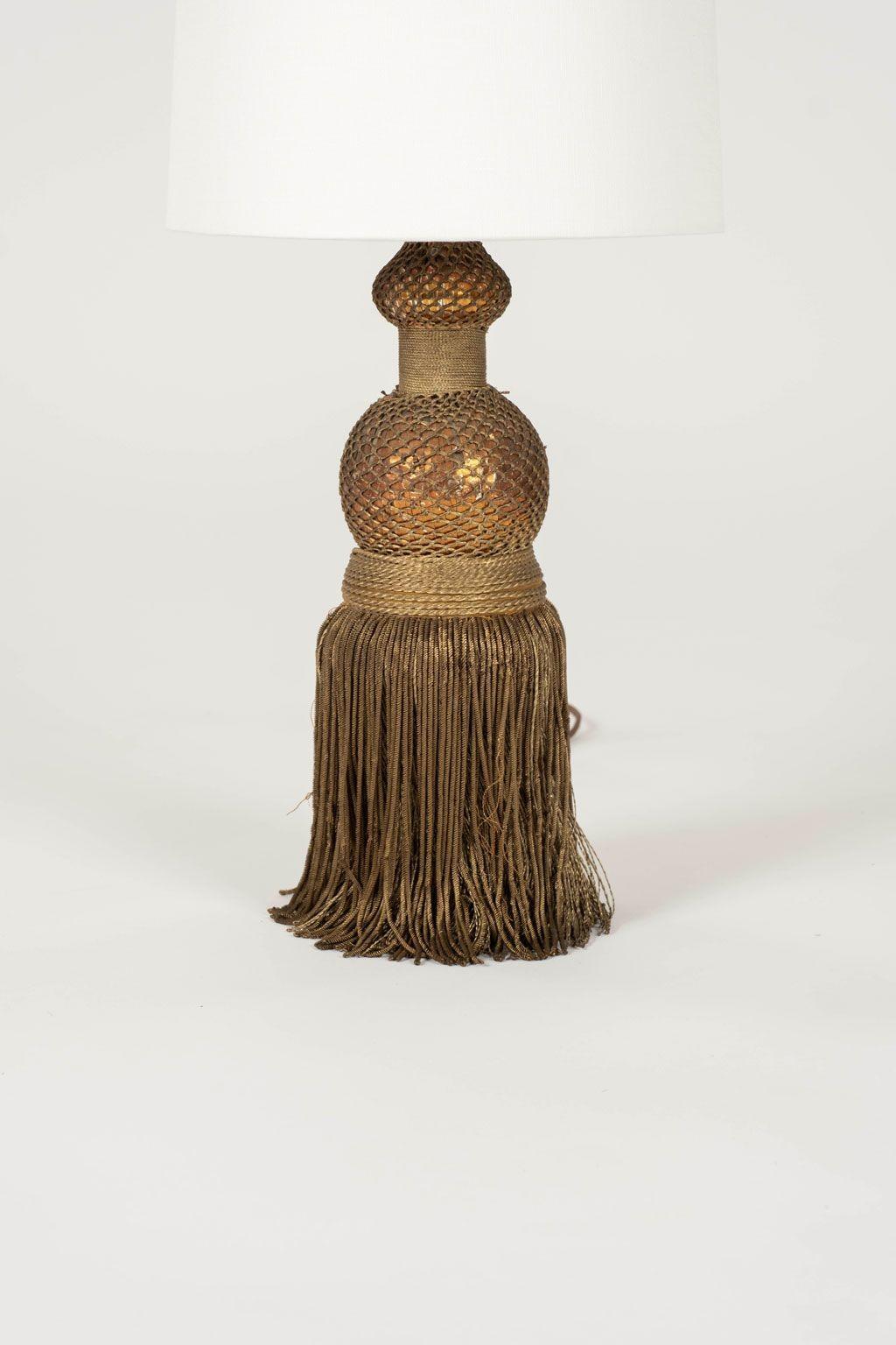 French Tassel Lamp For Sale at 1stDibs