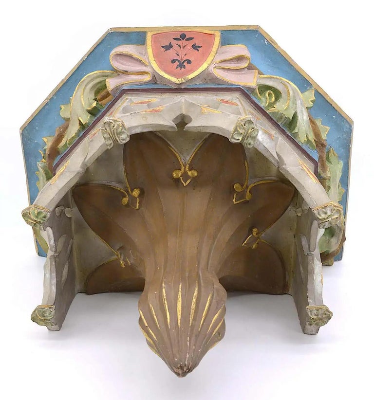 French Terracotta Church Niche Console, circa 1850 For Sale at 1stDibs