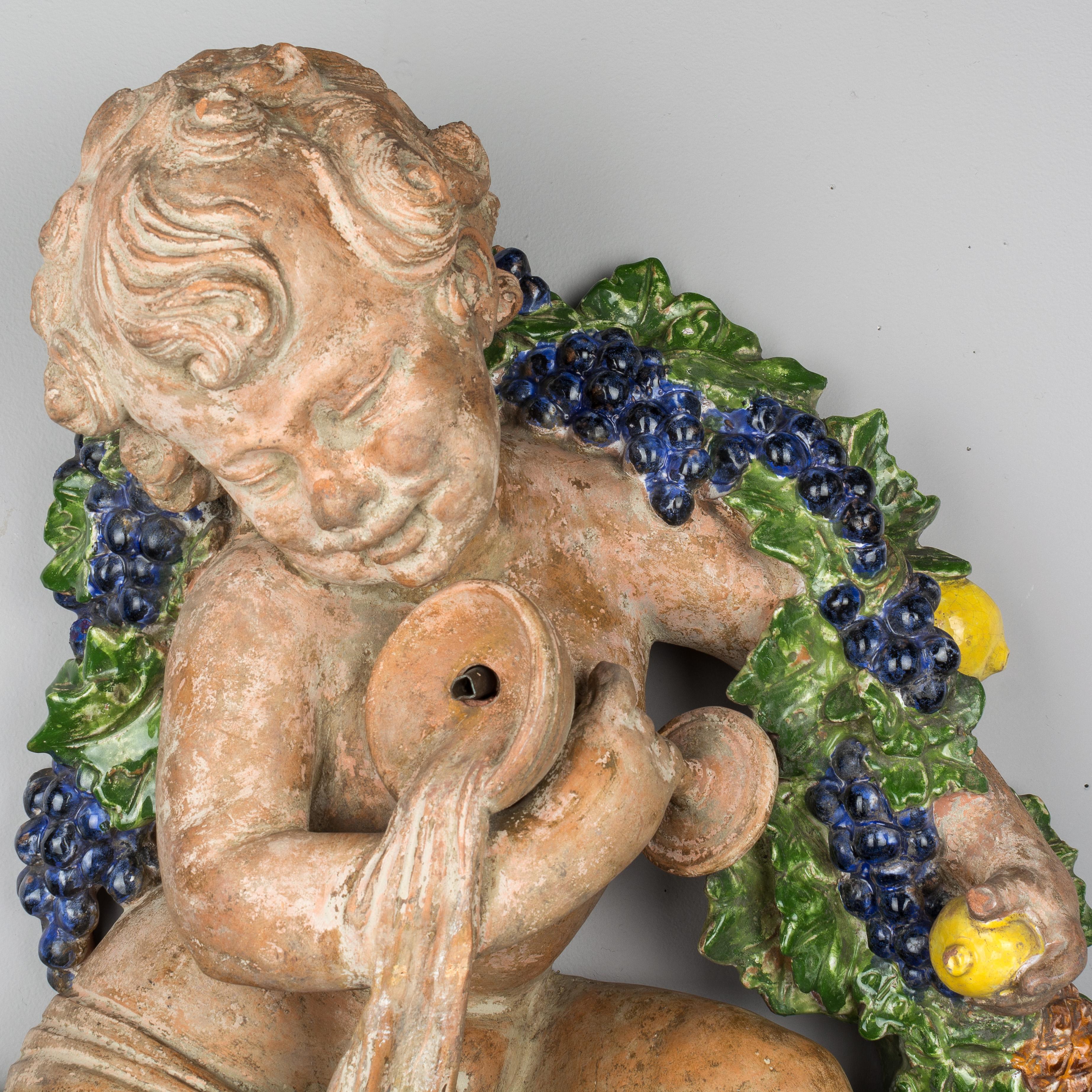 French Terracotta Fountain at 1stDibs