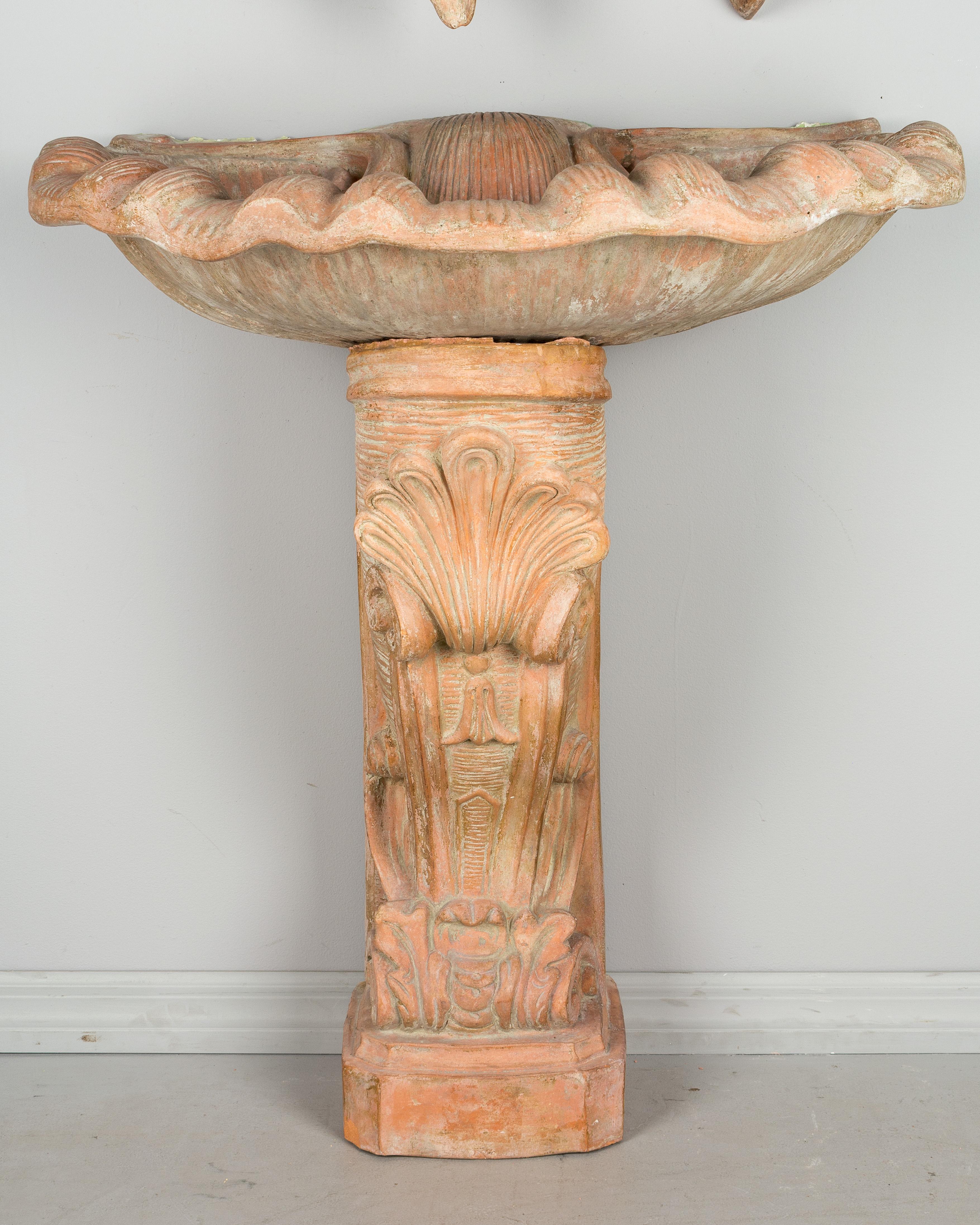 French Terracotta Fountain at 1stDibs