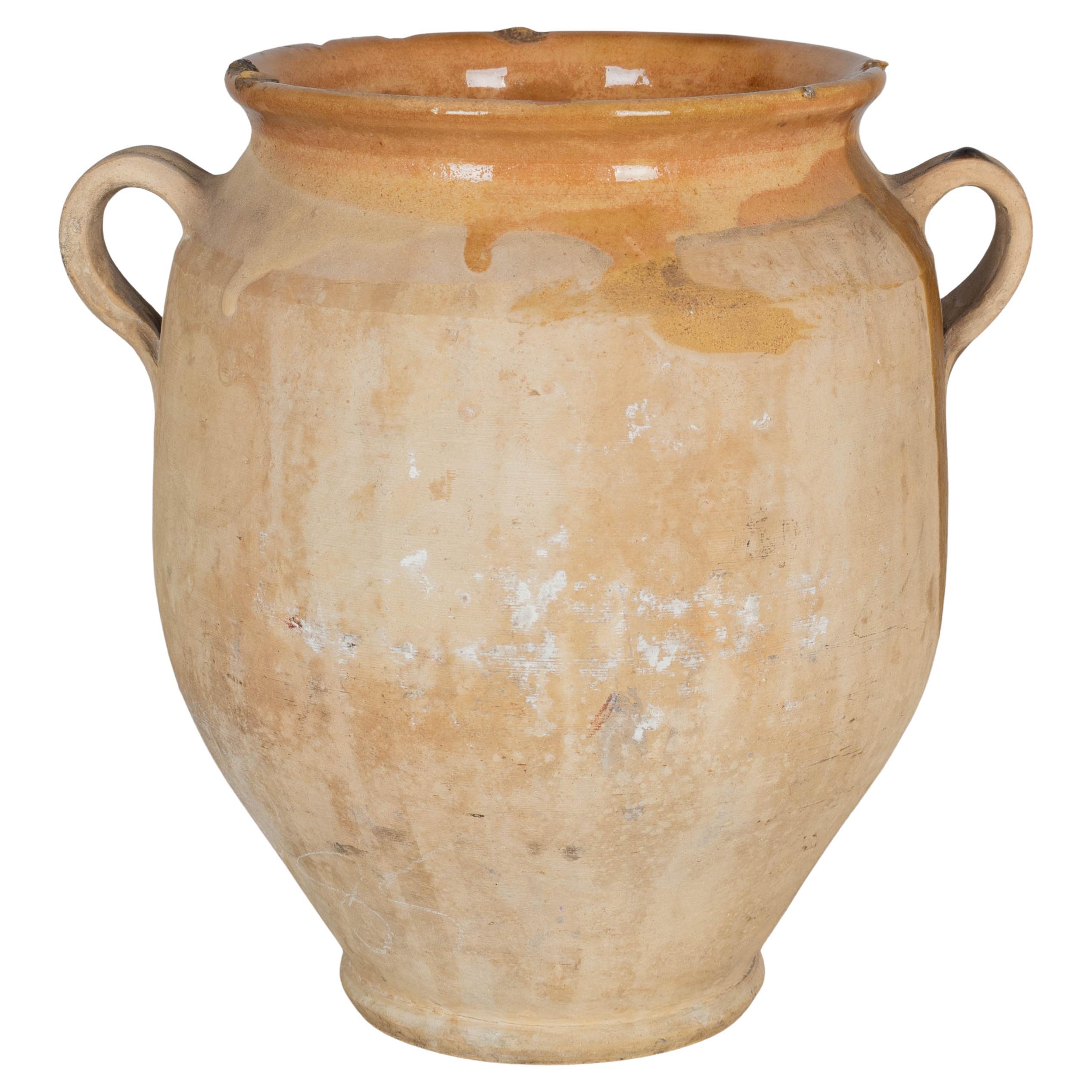 Reclaimed Compton Style Terracotta Scroll Pot For Sale at 1stDibs