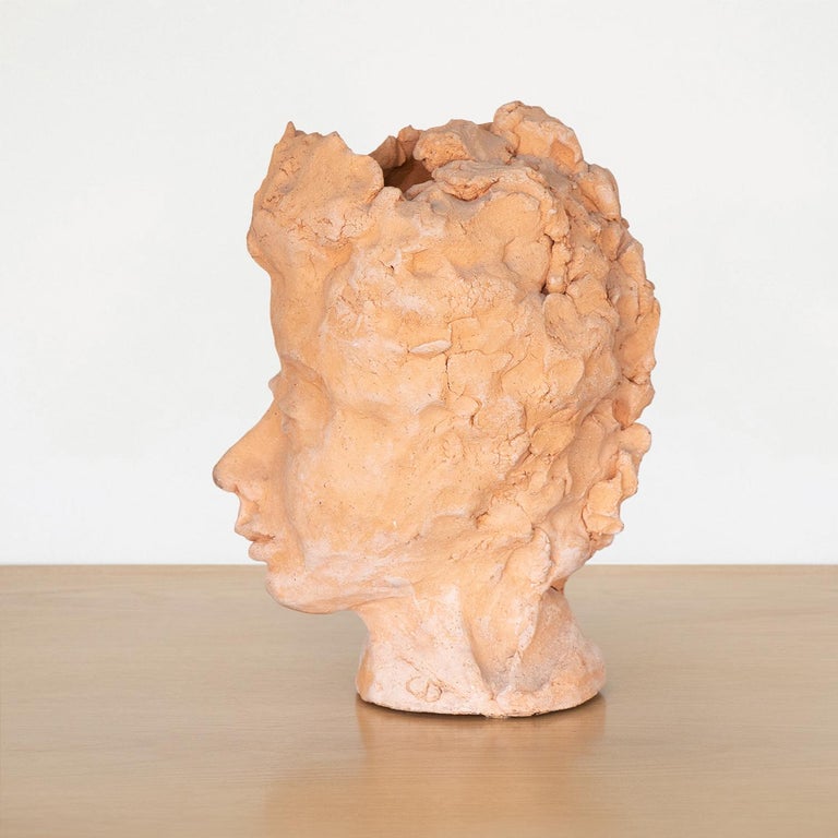 French Terracotta Sculpted Bust For Sale at 1stDibs