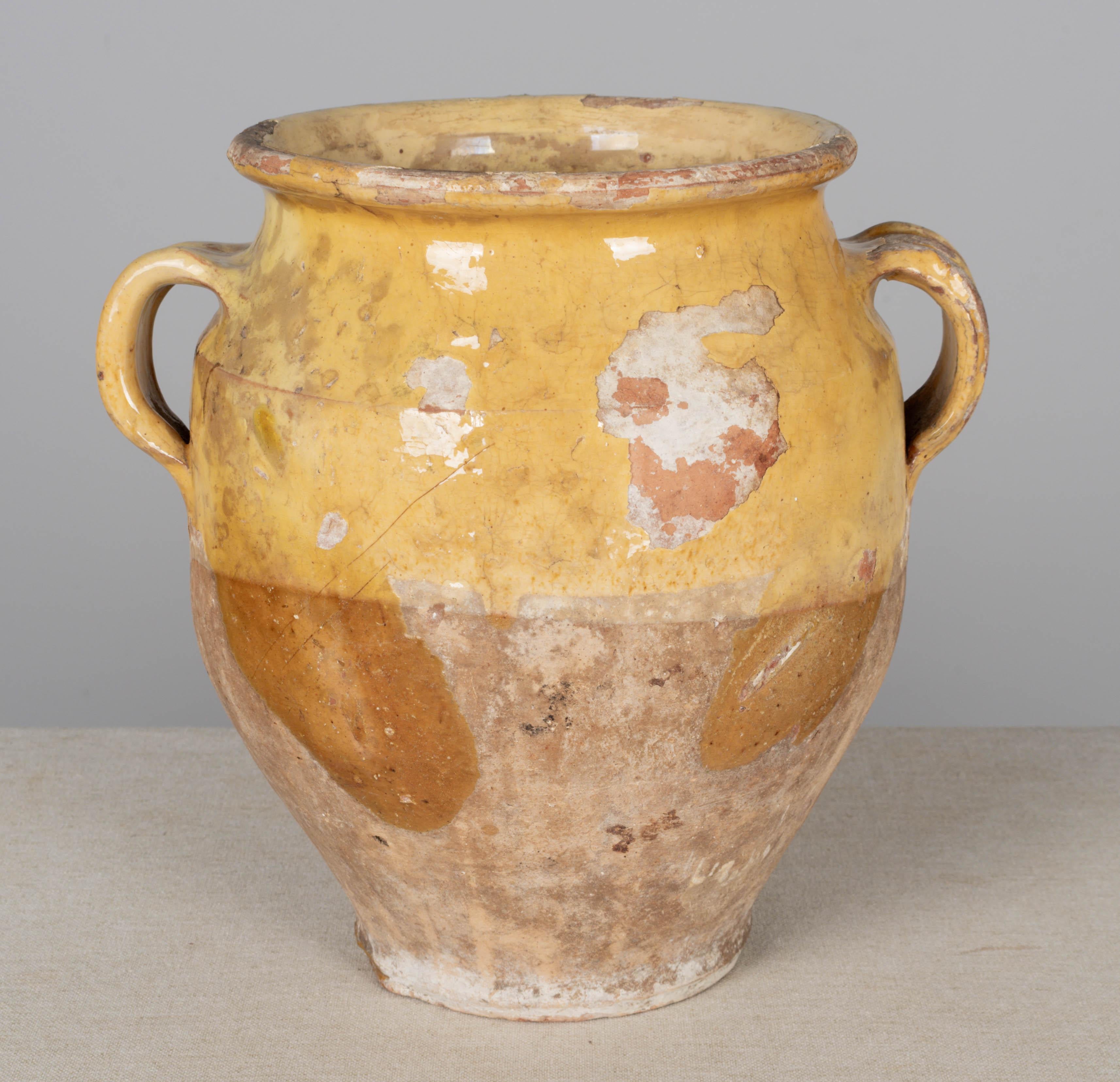 French Terracotta Vase or Confit Pot For Sale at 1stDibs