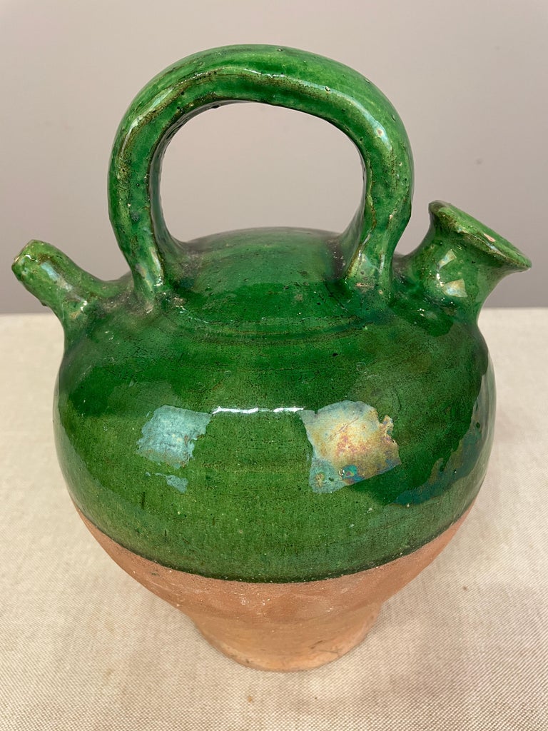 French Terracotta Vinaigrier or Vinegar Pot For Sale at 1stDibs