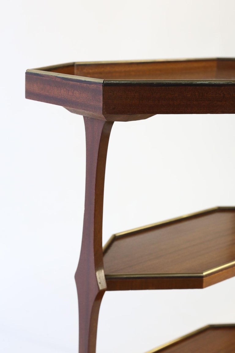 French Three-Tier Side Table, Early 1900s at 1stDibs