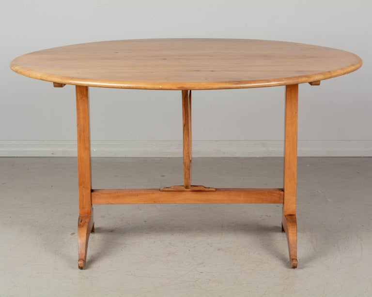 French Tilt Top Dining Table For Sale at 1stDibs