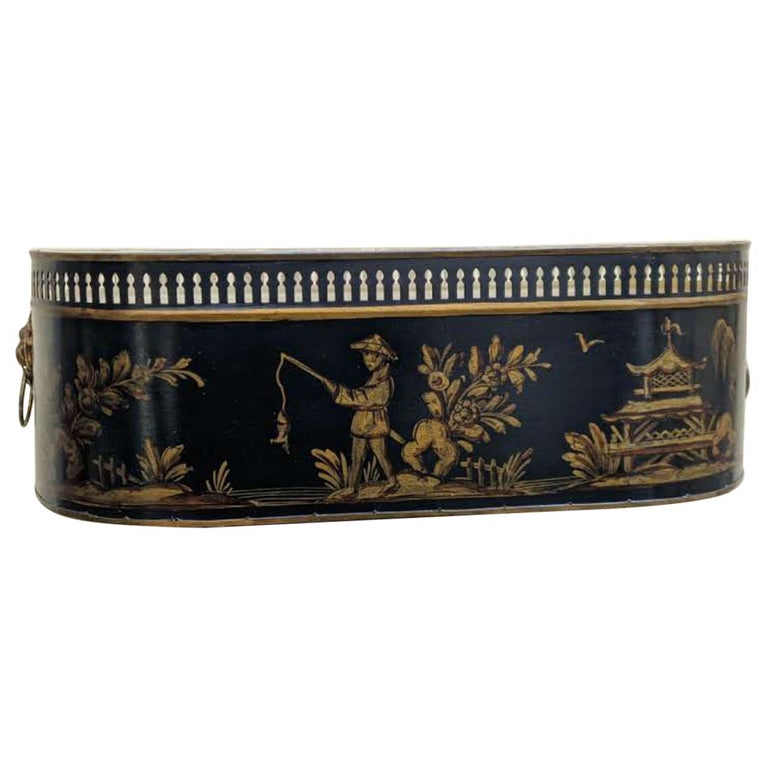 French Tole Cachepot by Gherardo Degli Albizzi For Sale at 1stDibs