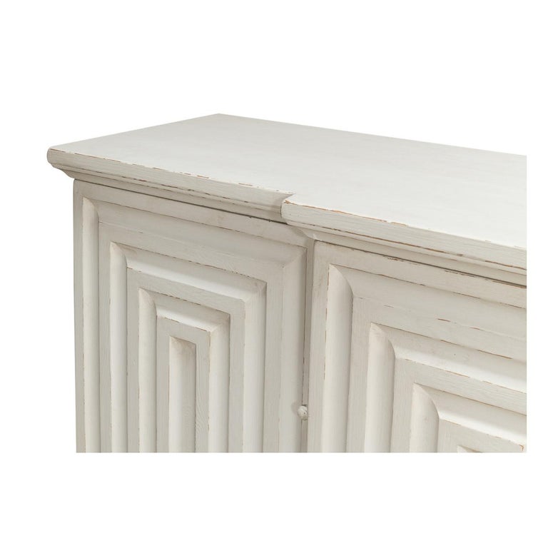 French Transitional Painted Sideboard For Sale at 1stDibs