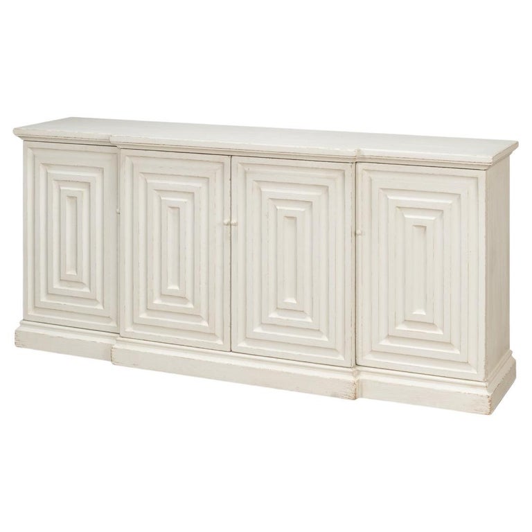 French Transitional Painted Sideboard For Sale at 1stDibs