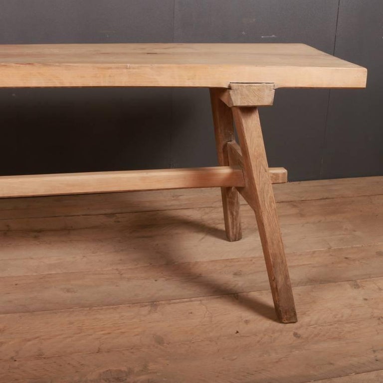 French Trestle Table at 1stDibs
