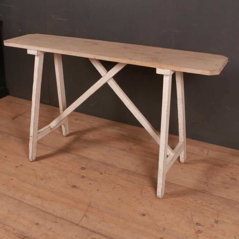 French Trestle Table at 1stDibs