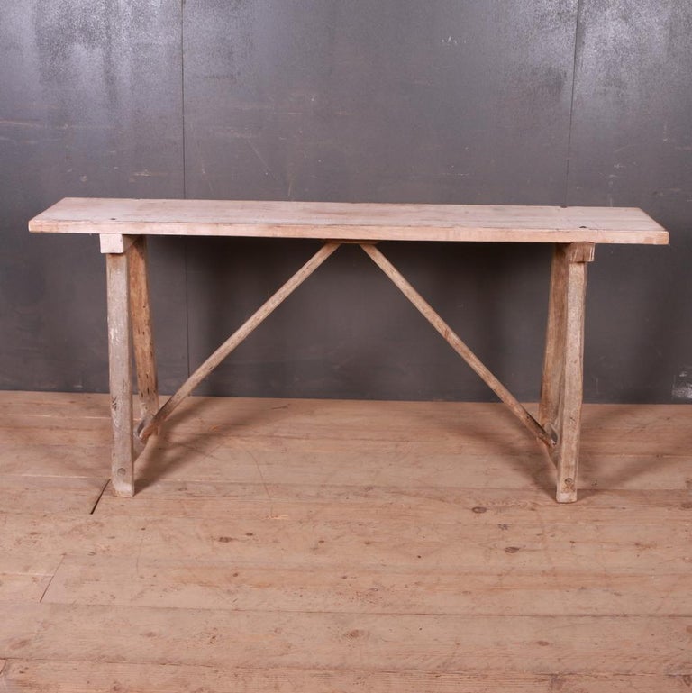French Trestle Table For Sale at 1stDibs