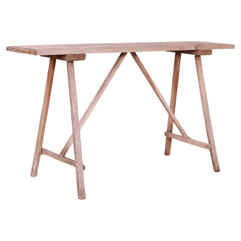 French, Trestle Table at 1stDibs