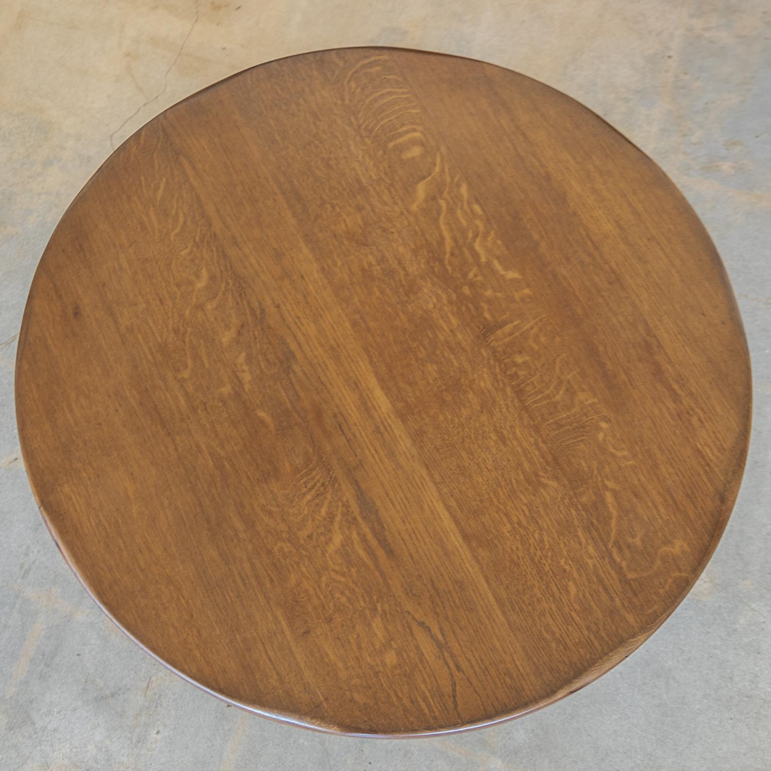 French Twisted Wood Gueridon Table For Sale at 1stDibs