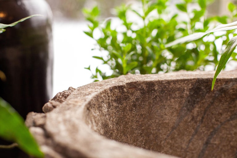 French Versailles Grotto Stone Planter For Sale at 1stDibs