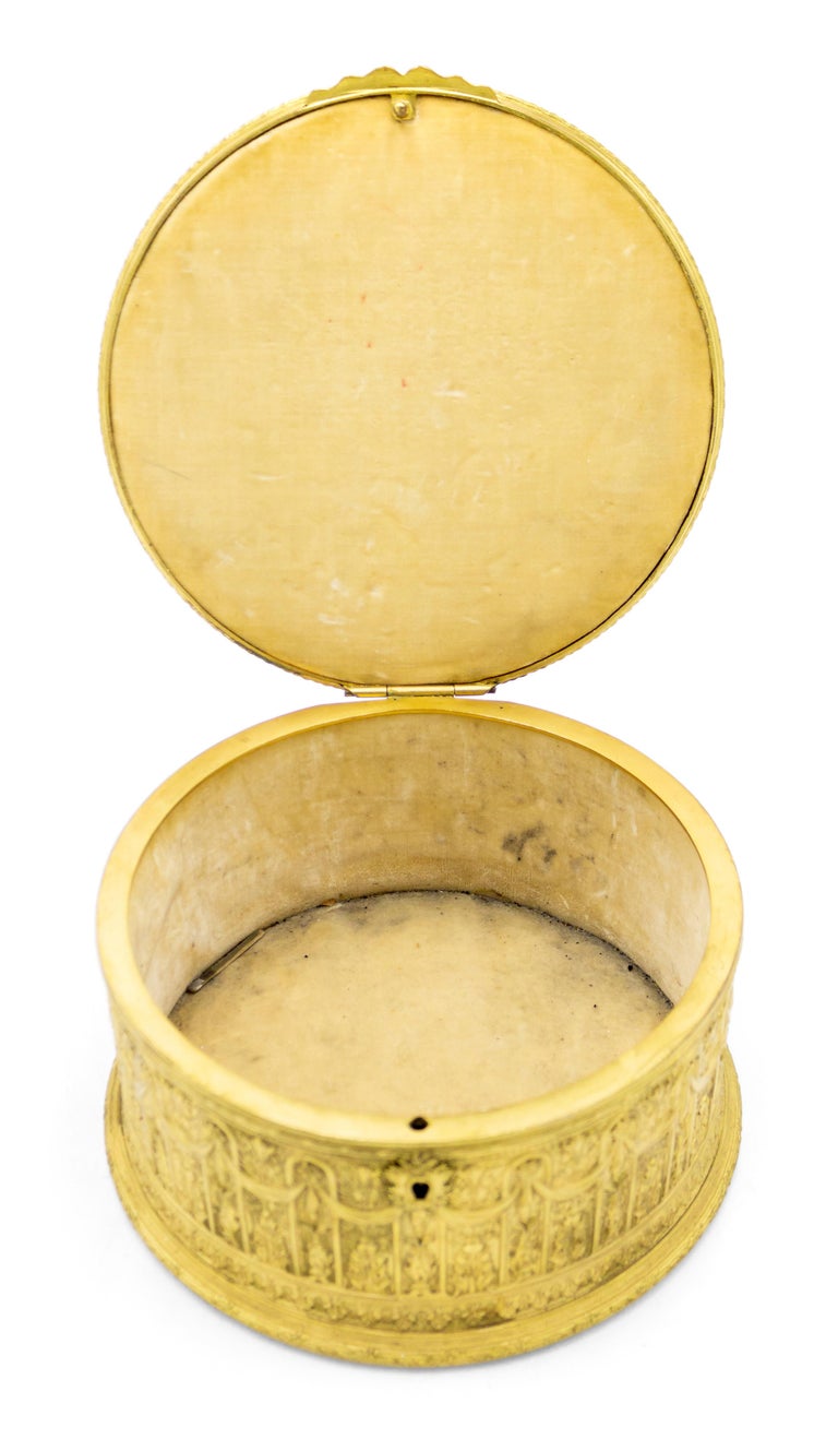 French Victorian Bronze Dore Box For Sale at 1stDibs