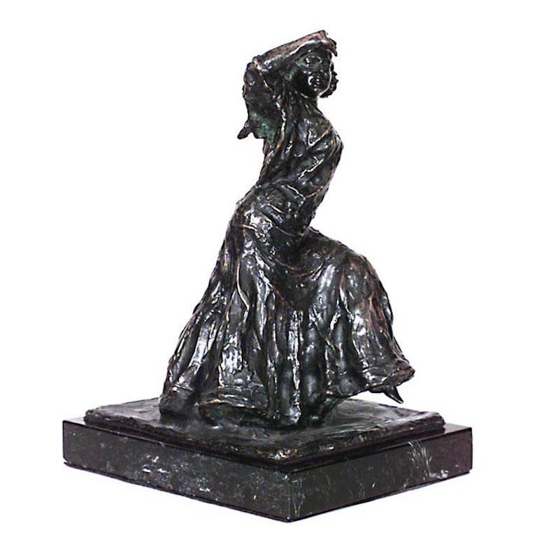 French Victorian Bronze Woman For Sale at 1stDibs