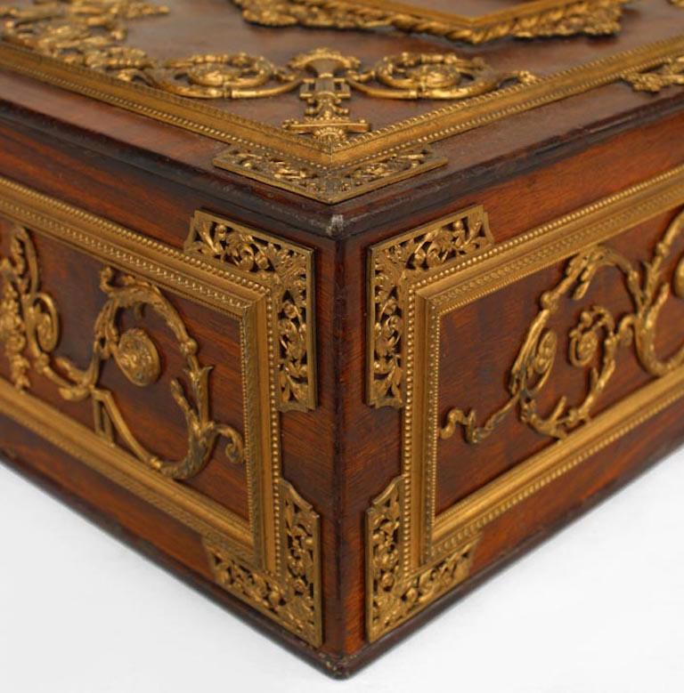 French Victorian Metal Jewelry Box For Sale at 1stDibs | acier jewelry ...