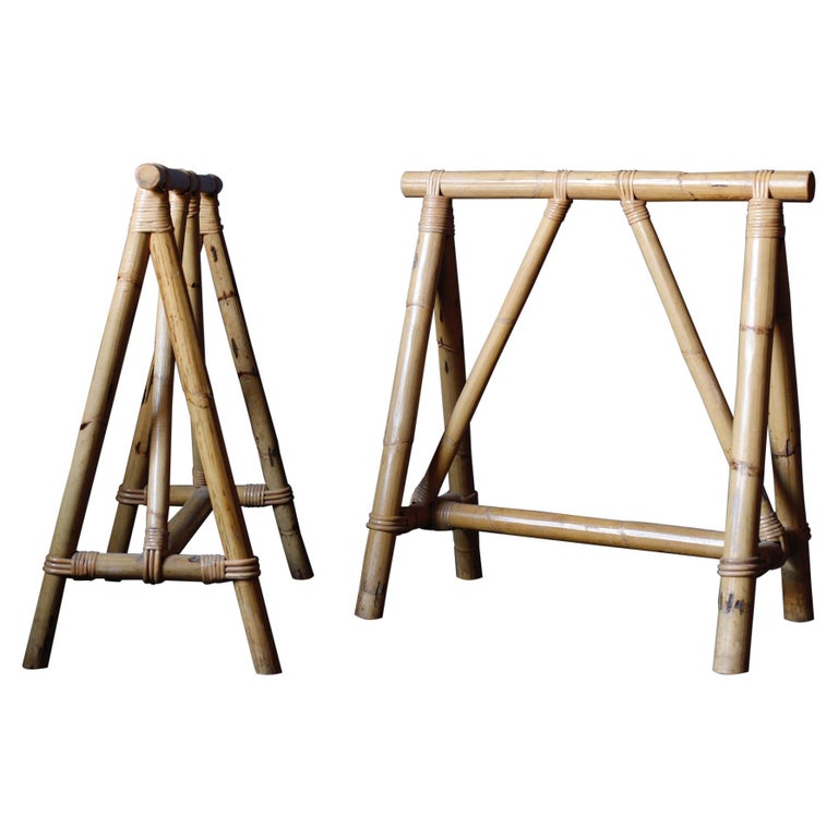 French Vintage Bamboo Table Leg at 1stDibs