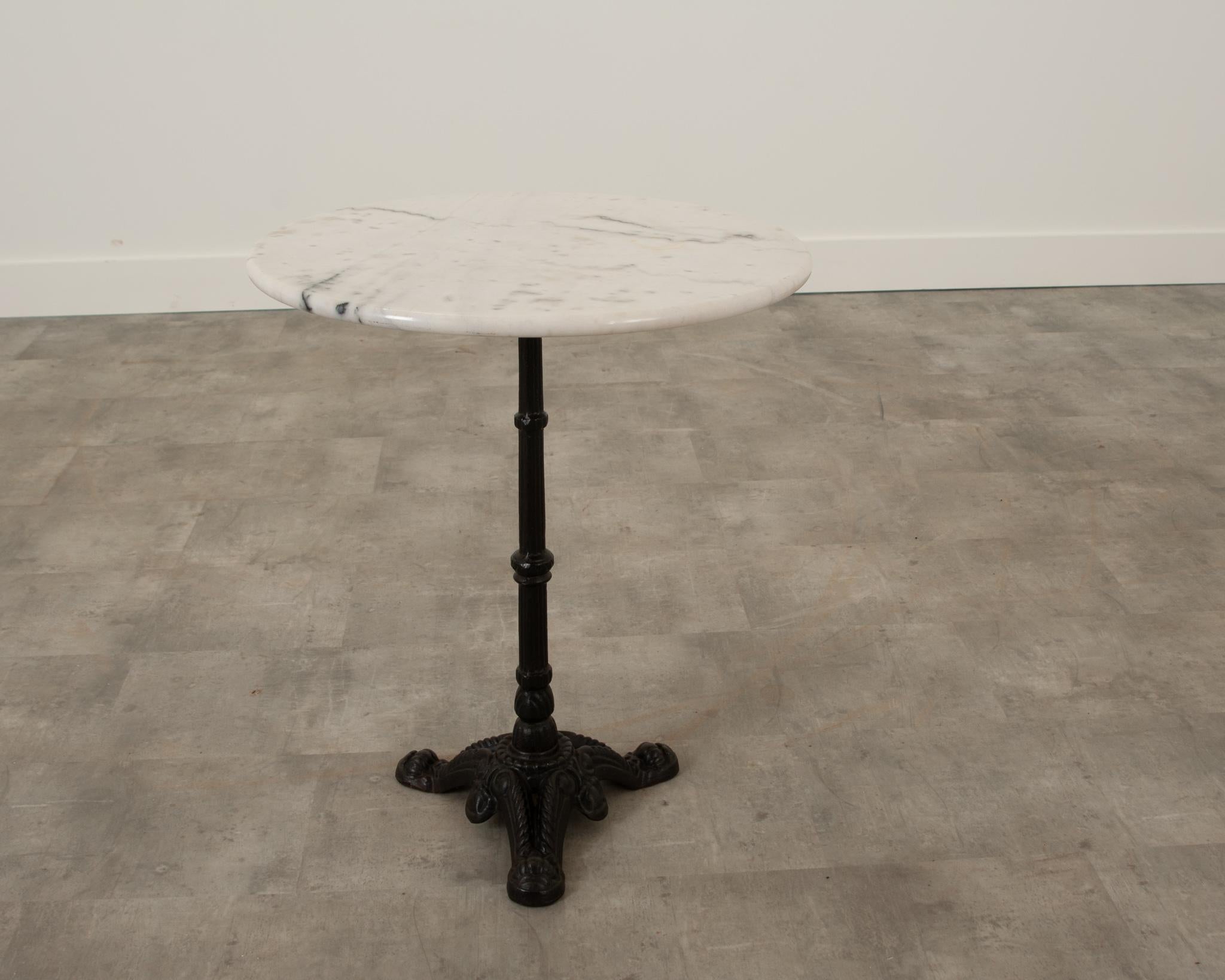 French Vintage Bistro Table at 1stDibs