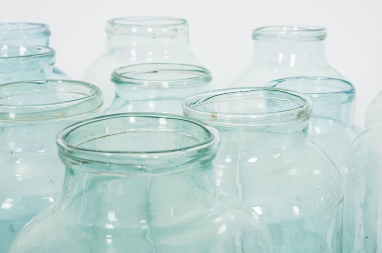 French Vintage Blown Glass Jars at 1stDibs