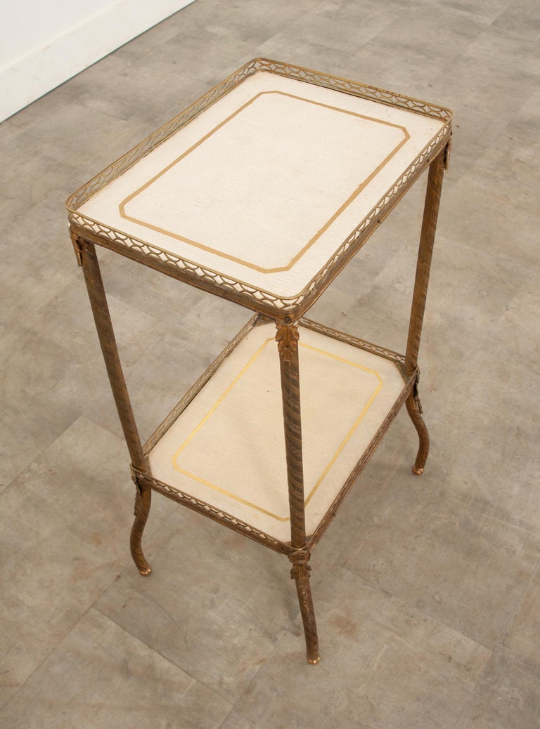 French Vintage Brass Etagere For Sale At 1stdibs