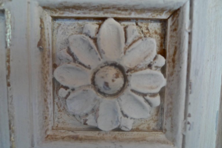 French Vintage Louis XVI Trumeau Hand Painted and Hand Carved Wood ...