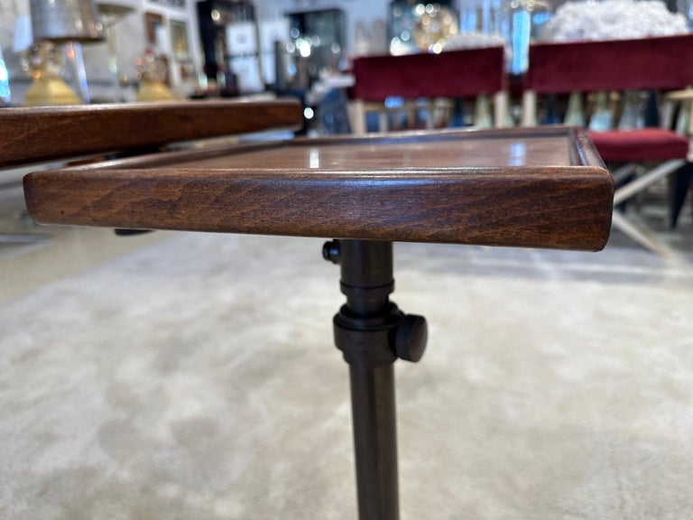 French Vintage Mechanical Deco Table For Sale at 1stDibs